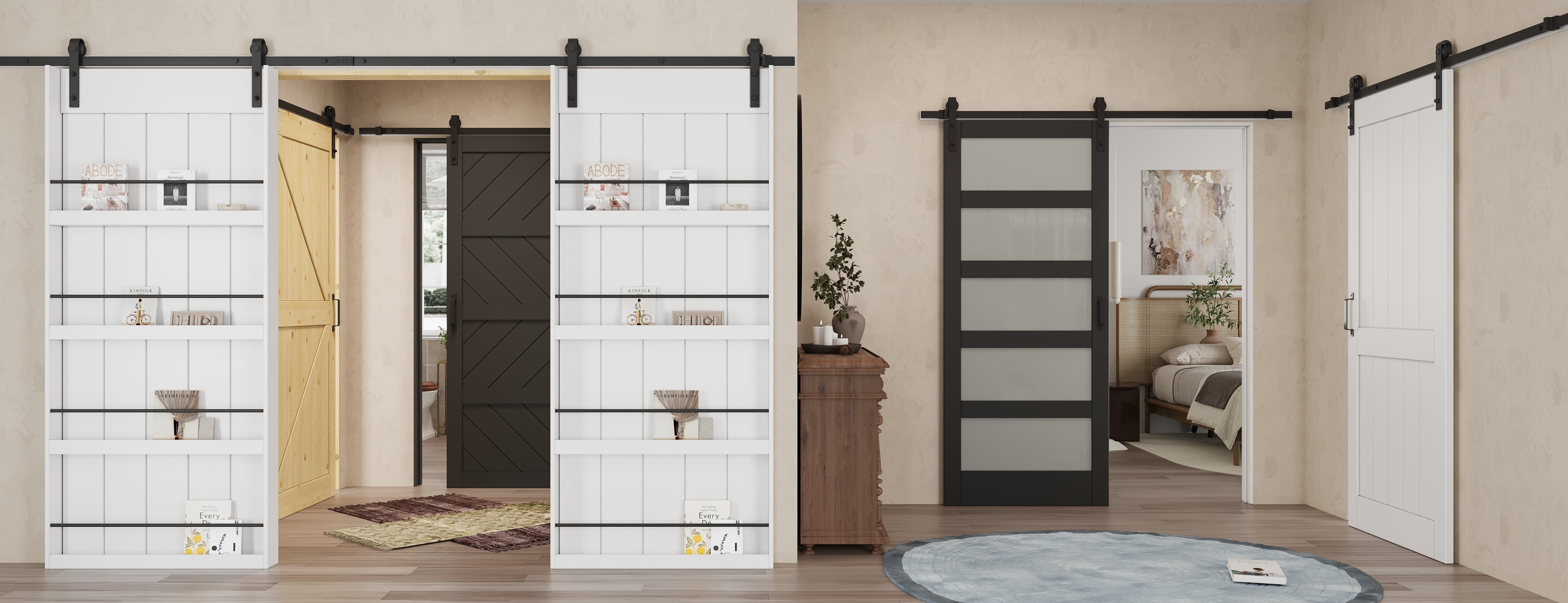 Double Barn Doors - Home Large Opening Solution | Ark Design