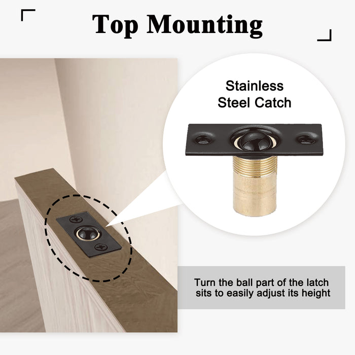 [Black Ball Catch Prehung French Door Collection] Half-Lite Clear Glas